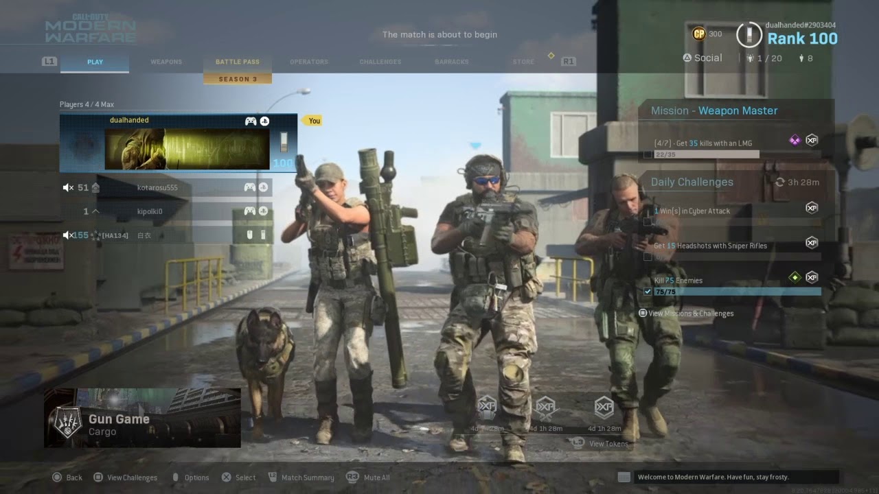 Gun game in gun fight COD - YouTube