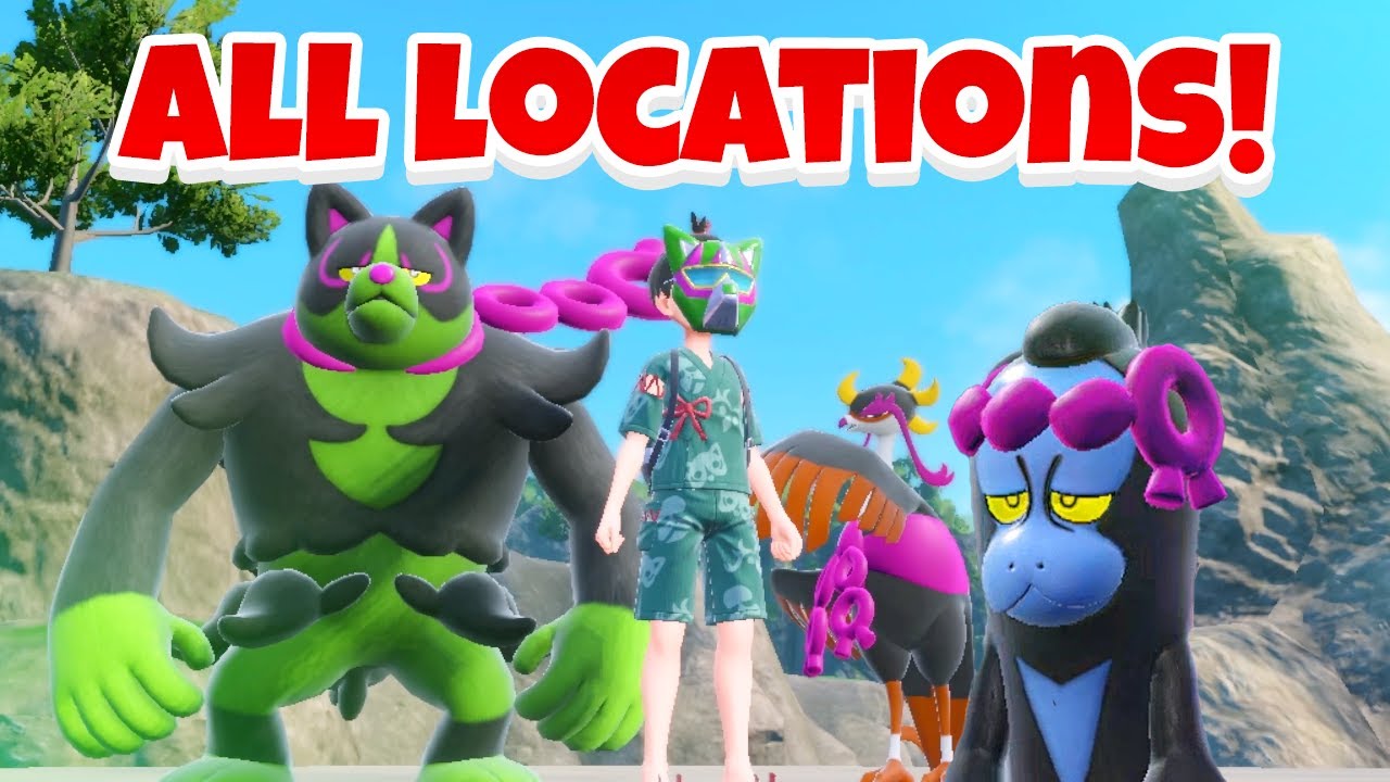 How To Get Okidogi, Monkidori, and Fezandipiti ALL LOCATIONS | Teal ...