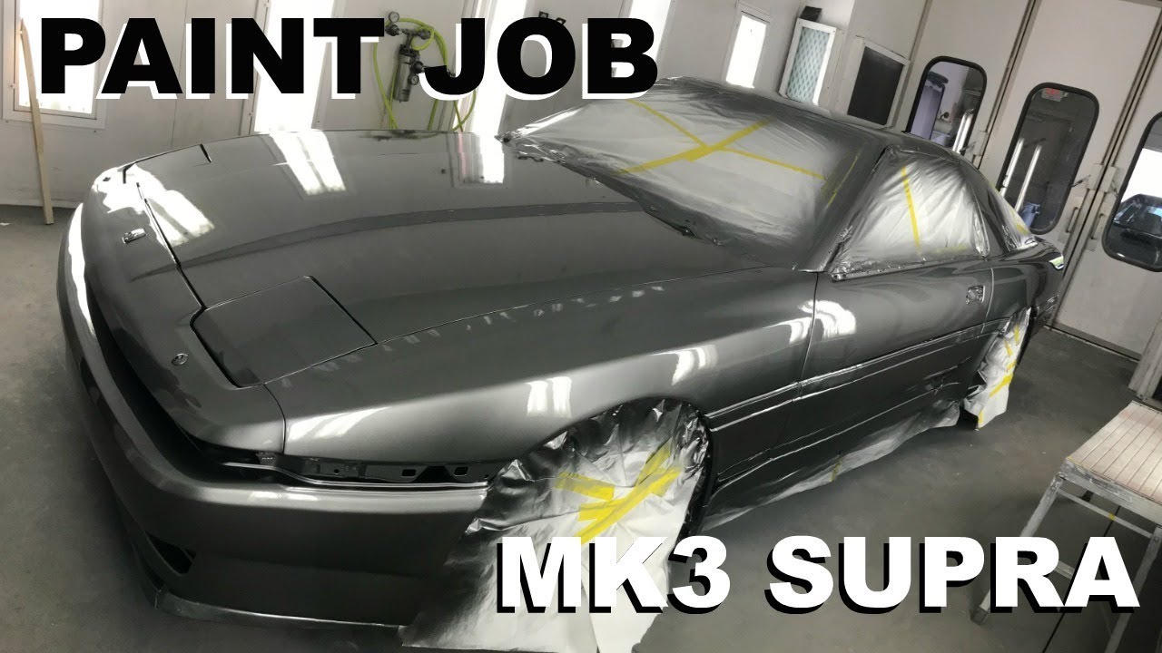 MK3 SUPRA BUILD, PAINT JOB!!! - YouTube