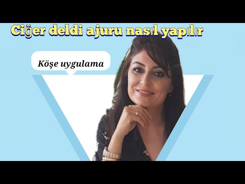 CİĞER DELDİ AJURU  (KÖŞE UYGULAMA)  #ciğerdeldi #ciğerdeldiajuru #antepisi #hardanger #hesapisi