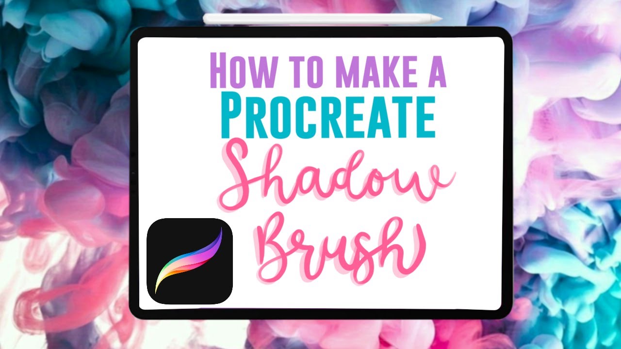 HOW TO MAKE AN EASY PROCREATE SHADOW BRUSH | EASY PROCREATE CUSTOM ...