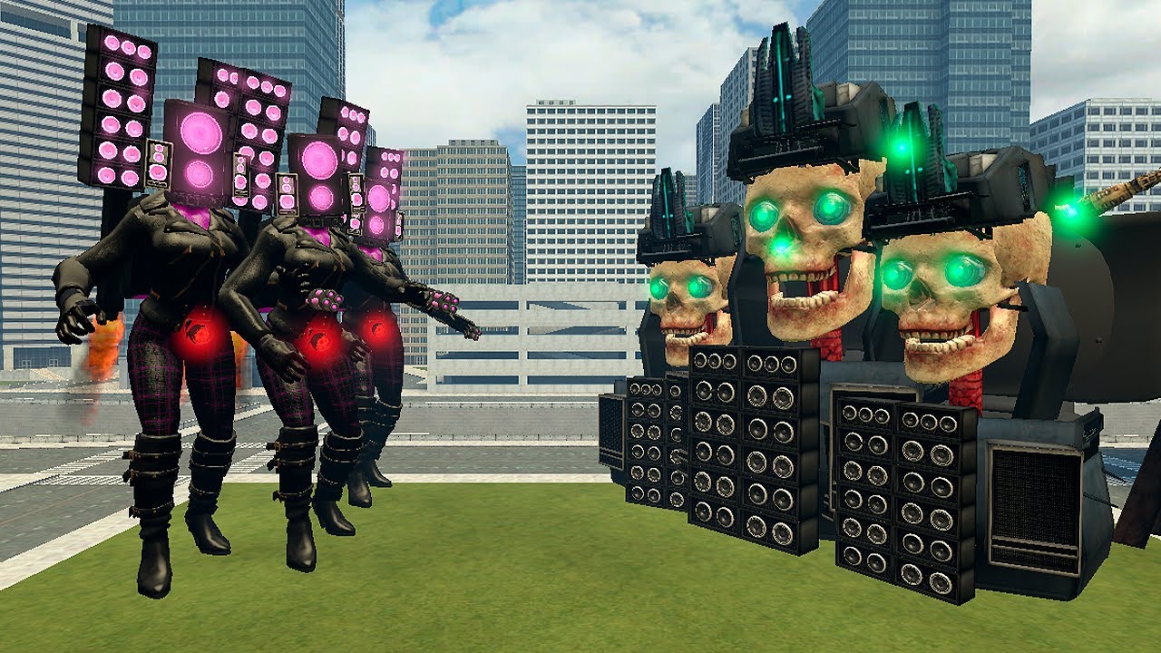 UPGRADED TITAN SPEAKERWOMAN VS SKELETON RIVIVAL BOSS! | SKIBIDI TOILET ...