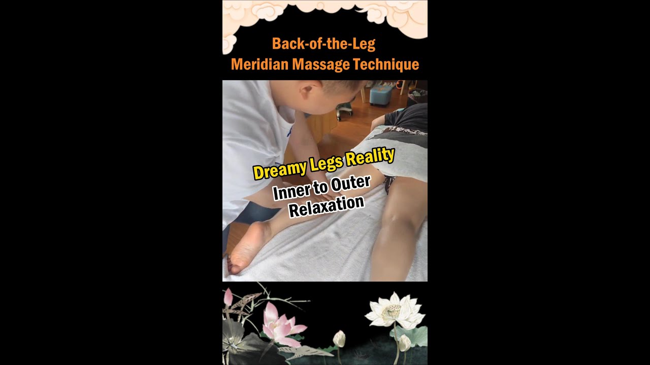 Back-of-the-Leg Meridian Massage Technique - YouTube