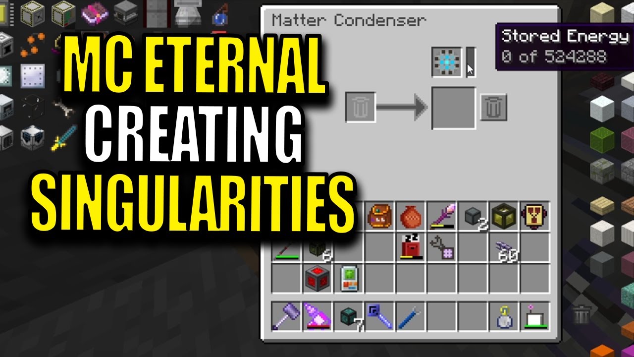 Minecraft MC Eternal Modpack Chapter 2 Ep 113 - Creating Singularities ...