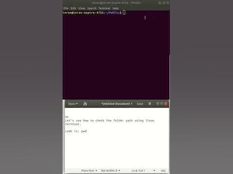 How to find folder path in Linux using terminal | get your directory path - YouTube