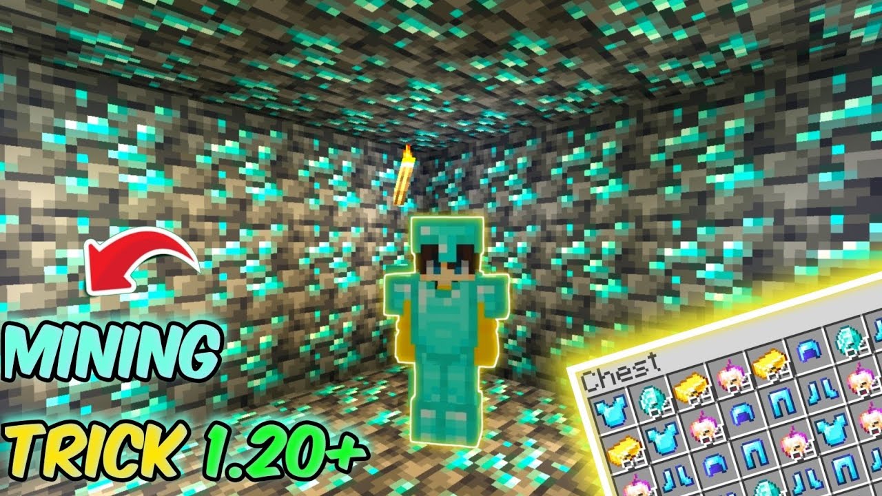 Best Trick to get Unlimited Diamonds in Minecraft 1.20 pe🤑|| Best ...
