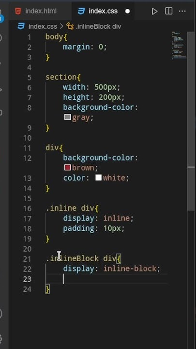 CSS Inline-block #programacion #shorts #CSS #HTML - YouTube