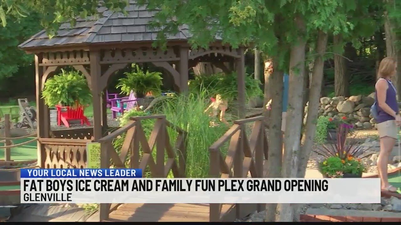 Fat Boys Ice Cream and Family Fun Plex grand opening - YouTube