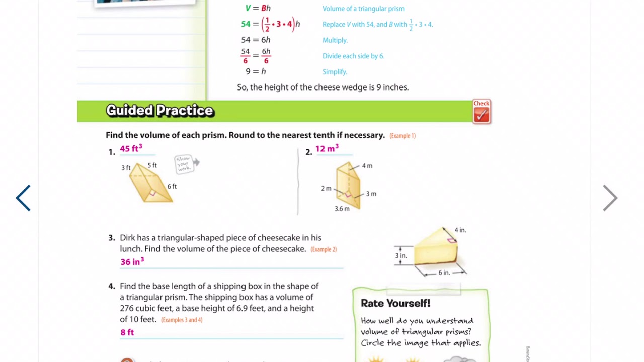 6th grade Ch10 mid chapter check - YouTube