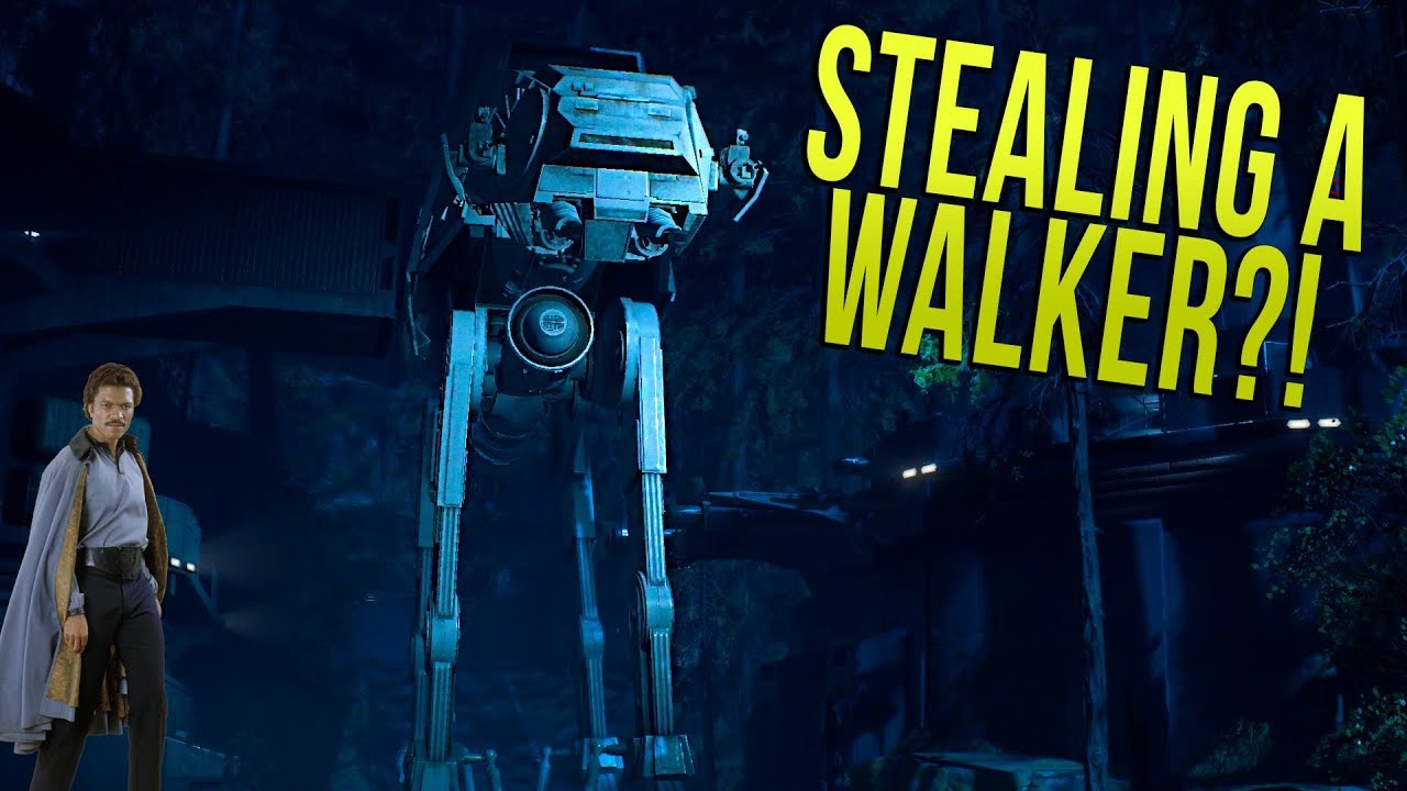 STEALING A WALKER! - Star Wars Battlefront 2: Galactic Assault [Endor ...