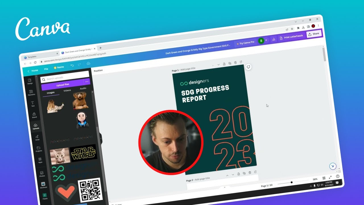 How do I create reports on Canva - YouTube