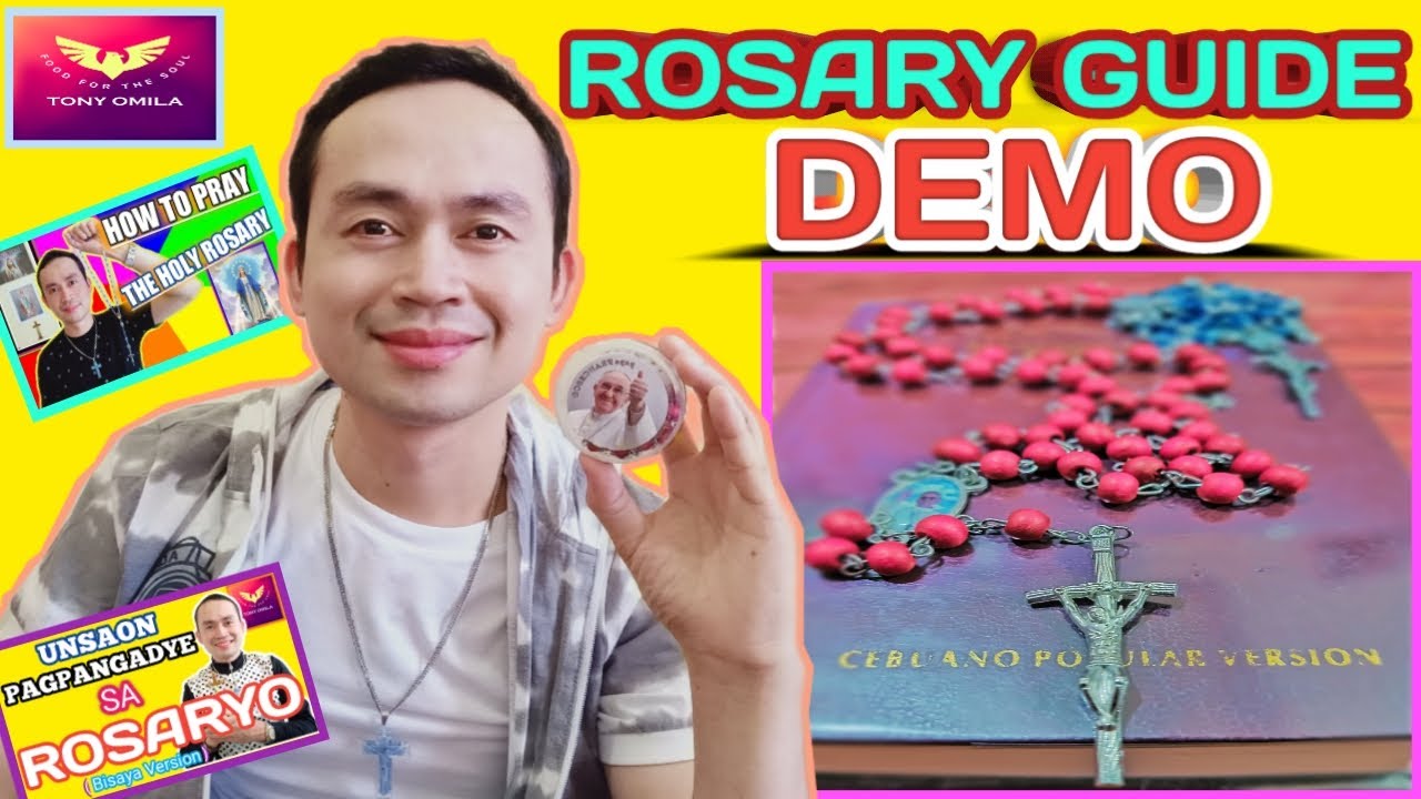 HOLY ROSARY GUIDE / DEMO KUNG PAANO GAMITIN ANG SANTO ROSARYO / HOW TO ...