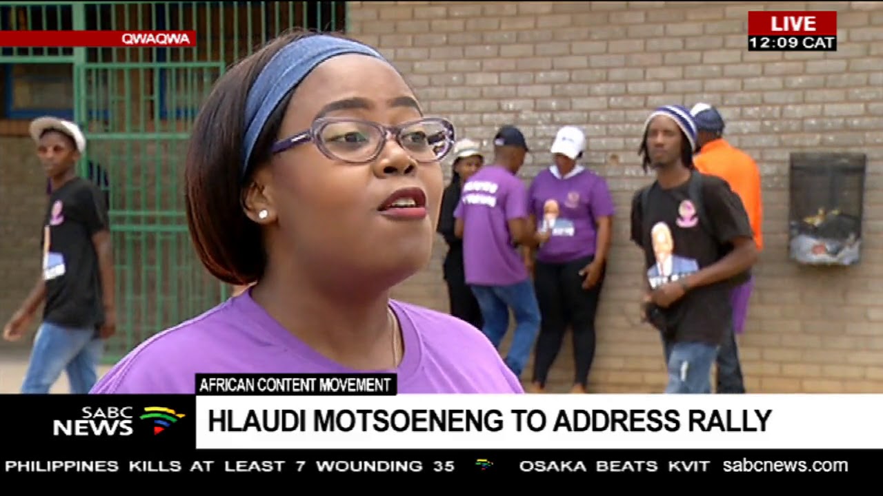 African Content Movement TO hold its rally in QwaQwa - YouTube