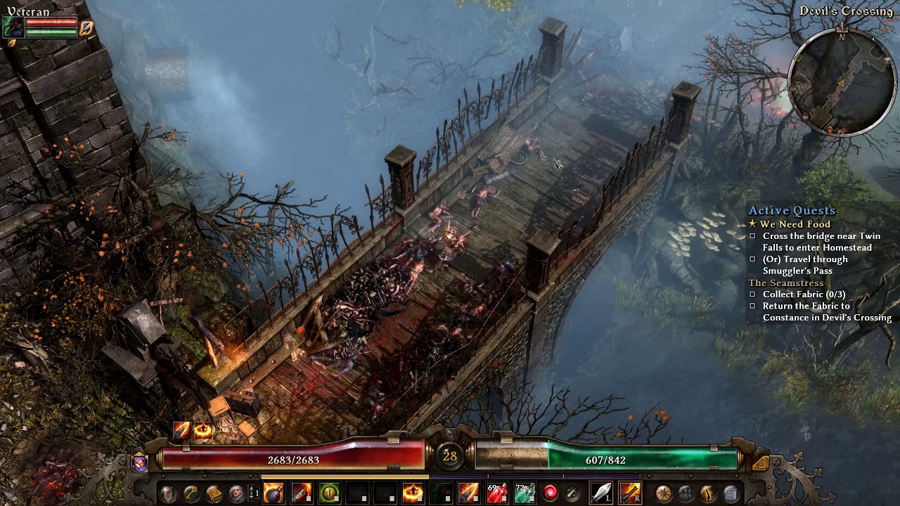 Grim Dawn #028 Vet. Pyromancer - Lvl ACT II The Hidden Path, East Marsh ...