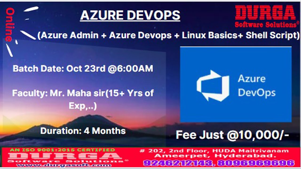 AZURE DEVOPS Online Training @ DURGASOFT - YouTube