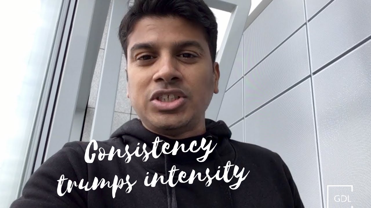 2 minute Mindpops: Consistency trumps intensity - YouTube