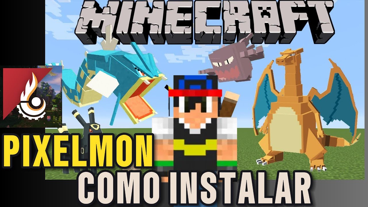 COMO INSTALAR PIXELMON E TAMBÉM JOGAR ONLINE 2024 - YouTube