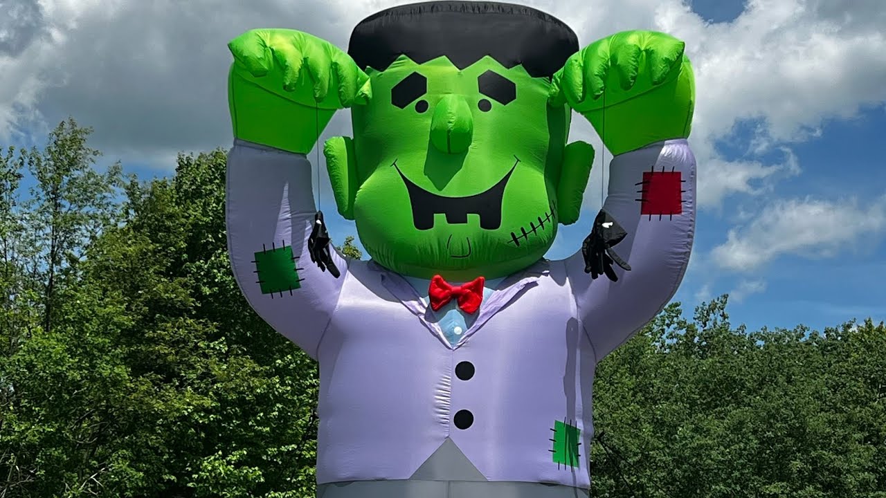Gemmy 2004 12.5ft inflatable Frankenstein - YouTube