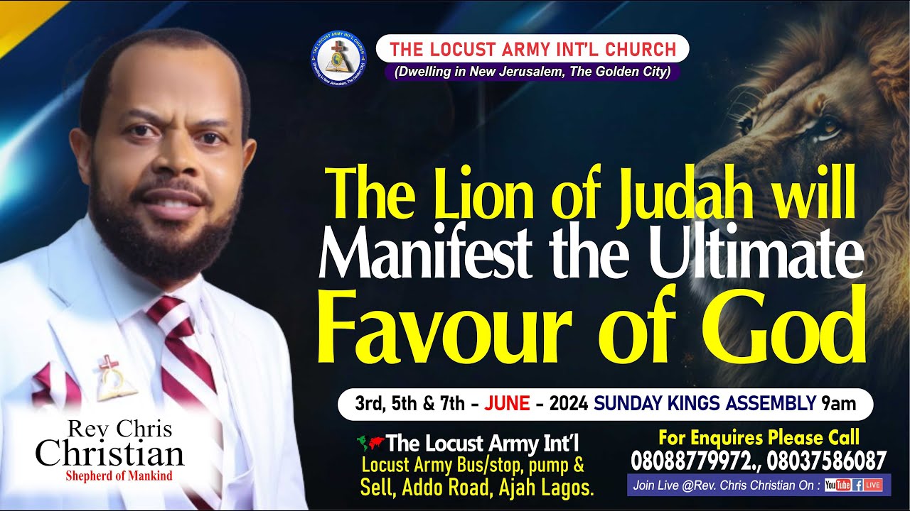 Rev Chris Christian - The Lion of Judah will Manifest the Ultimate ...