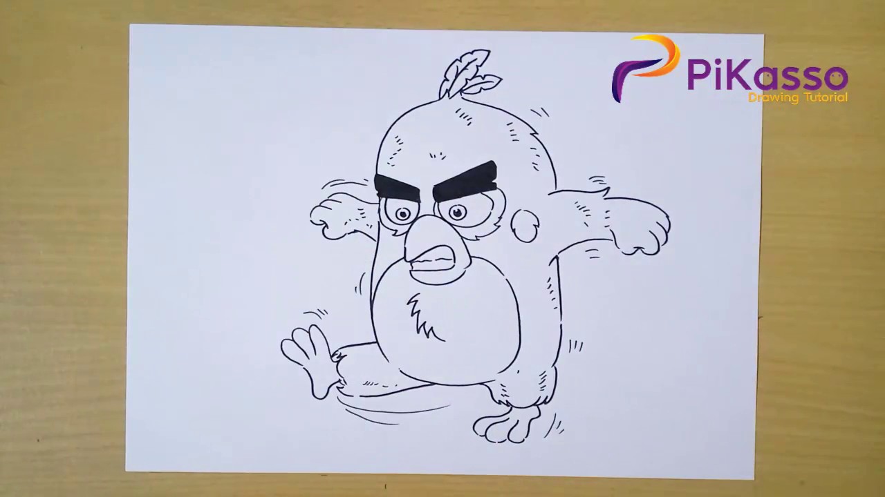 How to Draw Angry Birds step by step - YouTube