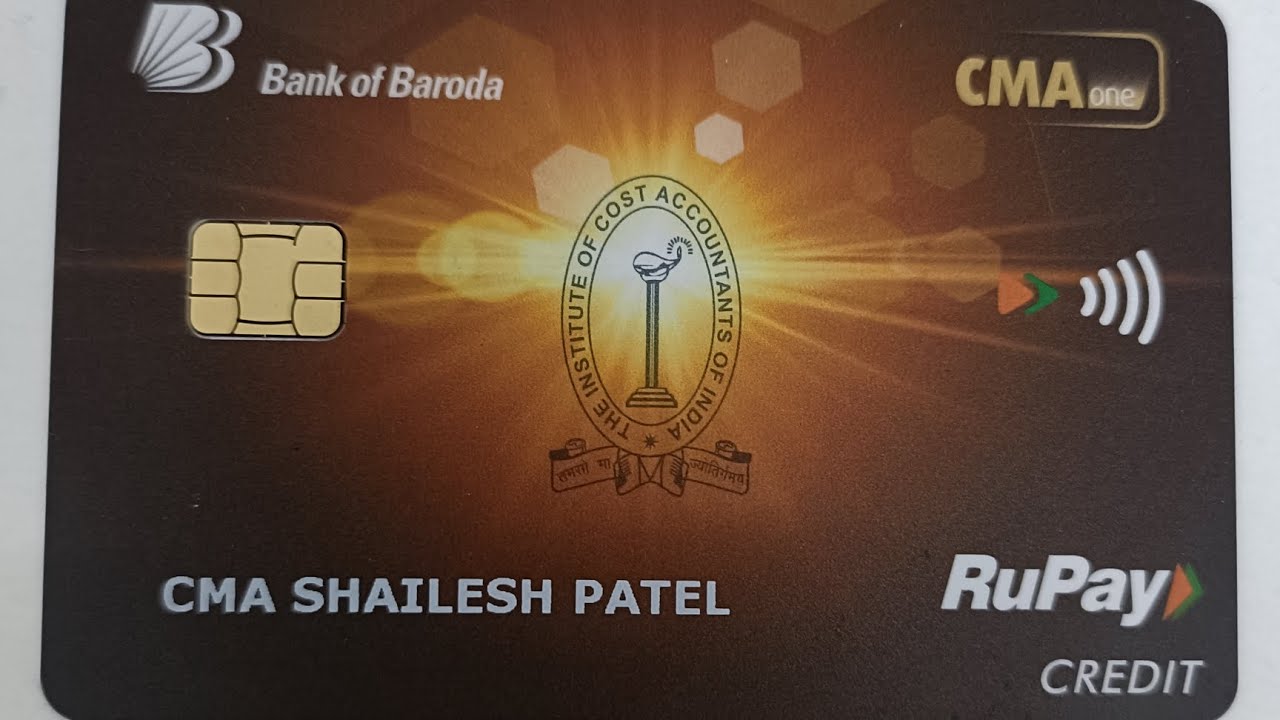 Unboxing of CMA One Credit Card | CMA Shailesh Patel - YouTube