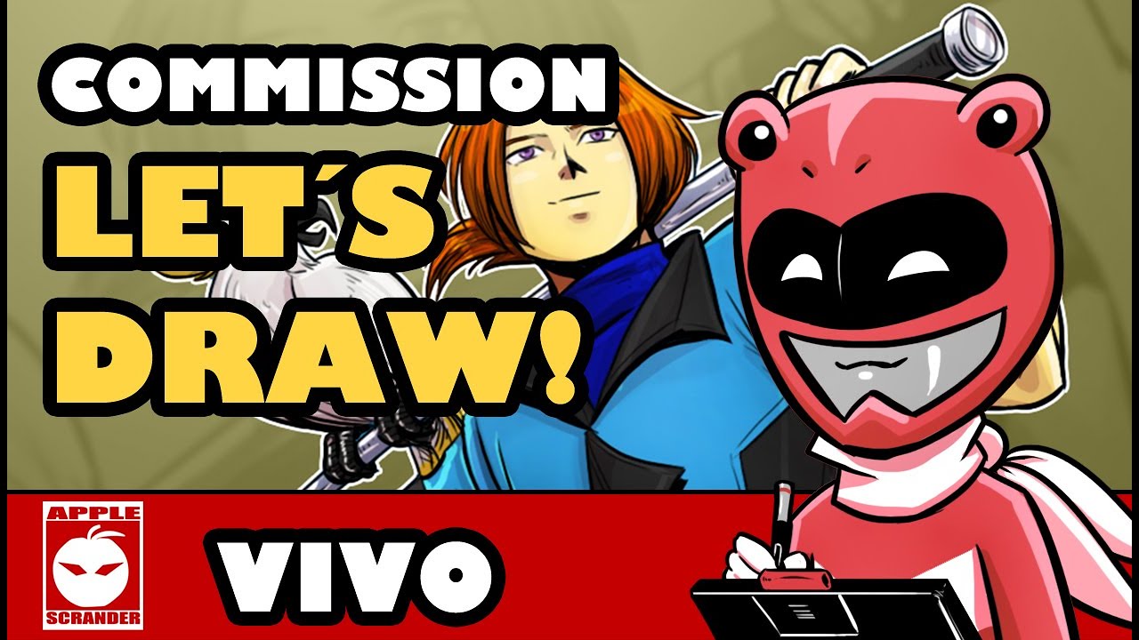 DRAWING COMMISSIONS LIVE - YouTube
