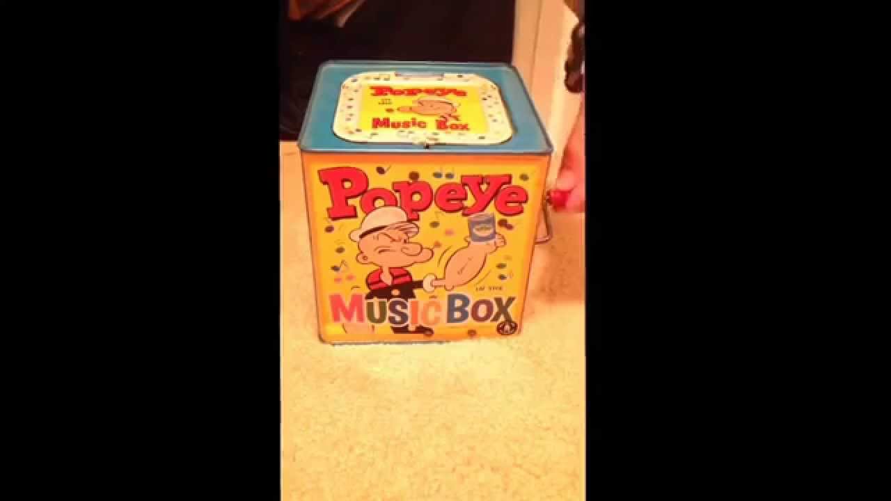 Popeye 1953 Music Box - YouTube