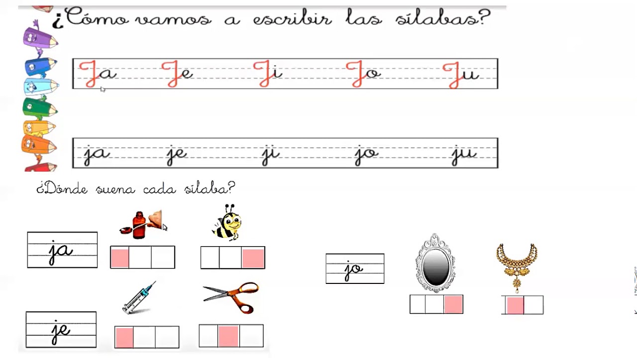 La consonante j - YouTube