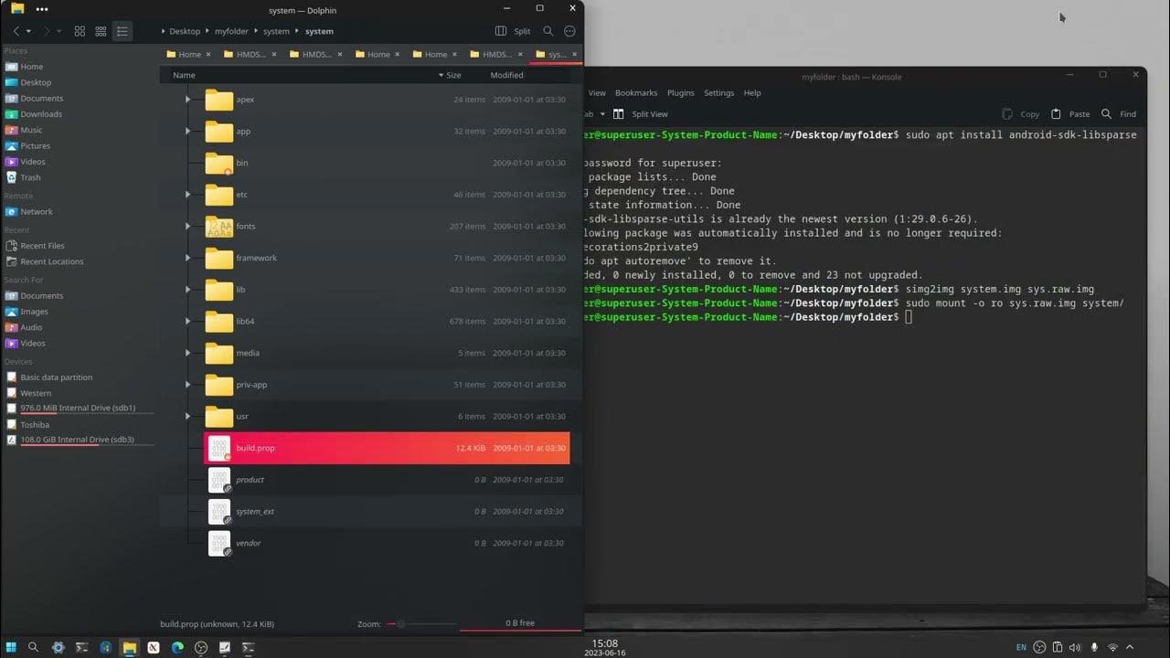 how to extract system.img in Linux - YouTube