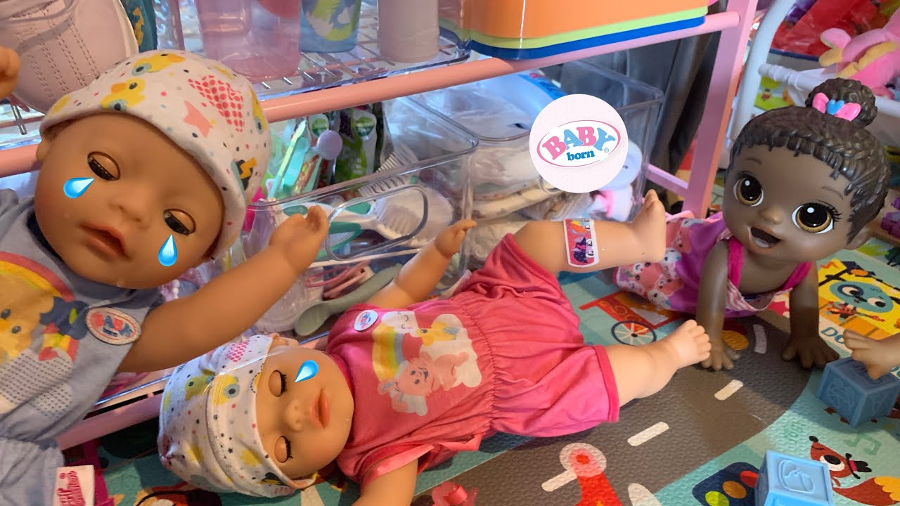 Baby Born Twins get hurt at daycare! - YouTube