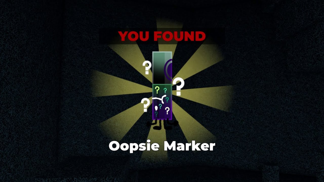 How To Get The Oopsie Marker in Find The Markers | Roblox - YouTube