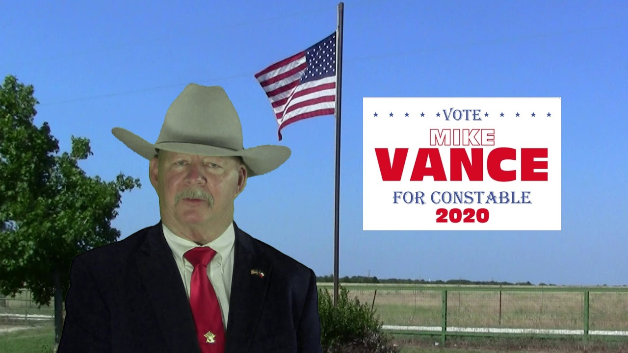 19069 12 Mike Vance for Constable Collin County 2020 - YouTube