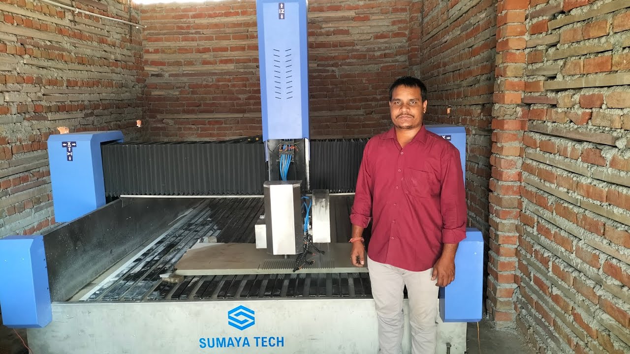 CNC STONE CUTTER WITH ROUTER MACHINE MANUFACTURER IN JAIPUR #cnccutter ...