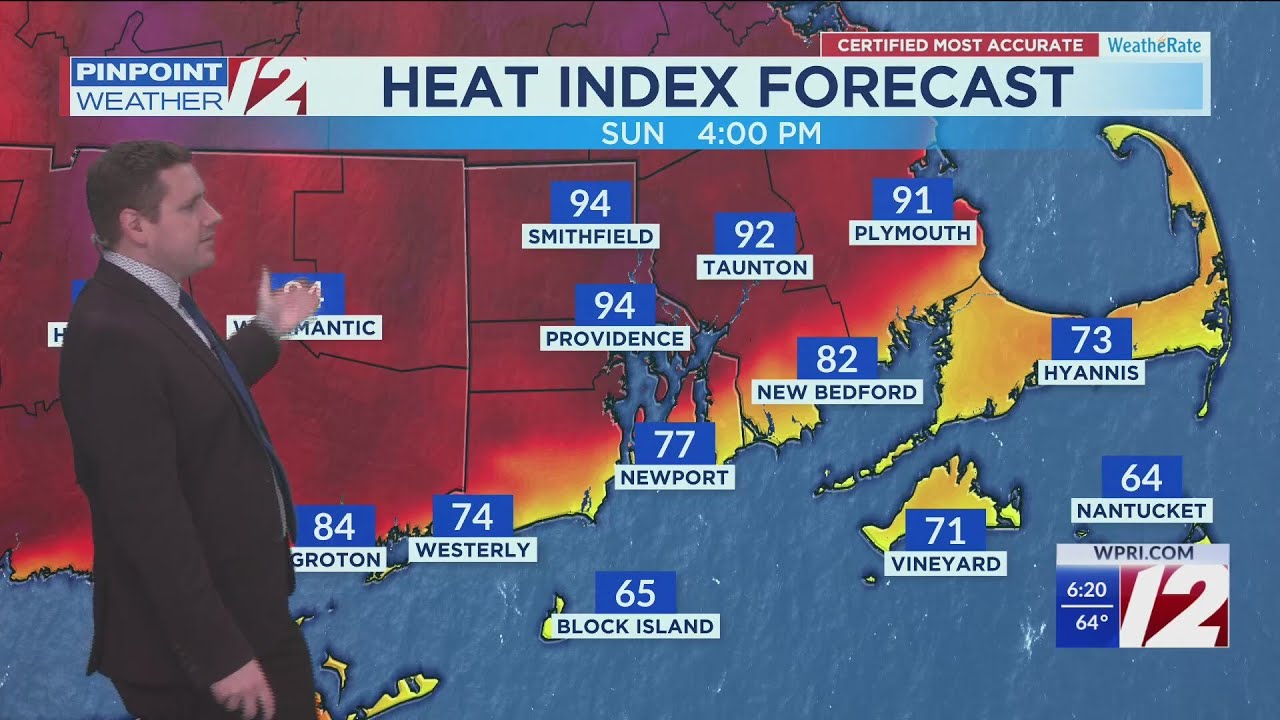 WPRI 12 Weather Forecast 6/21/25: Warm, Sunny Today; Hot and Humid Next ...
