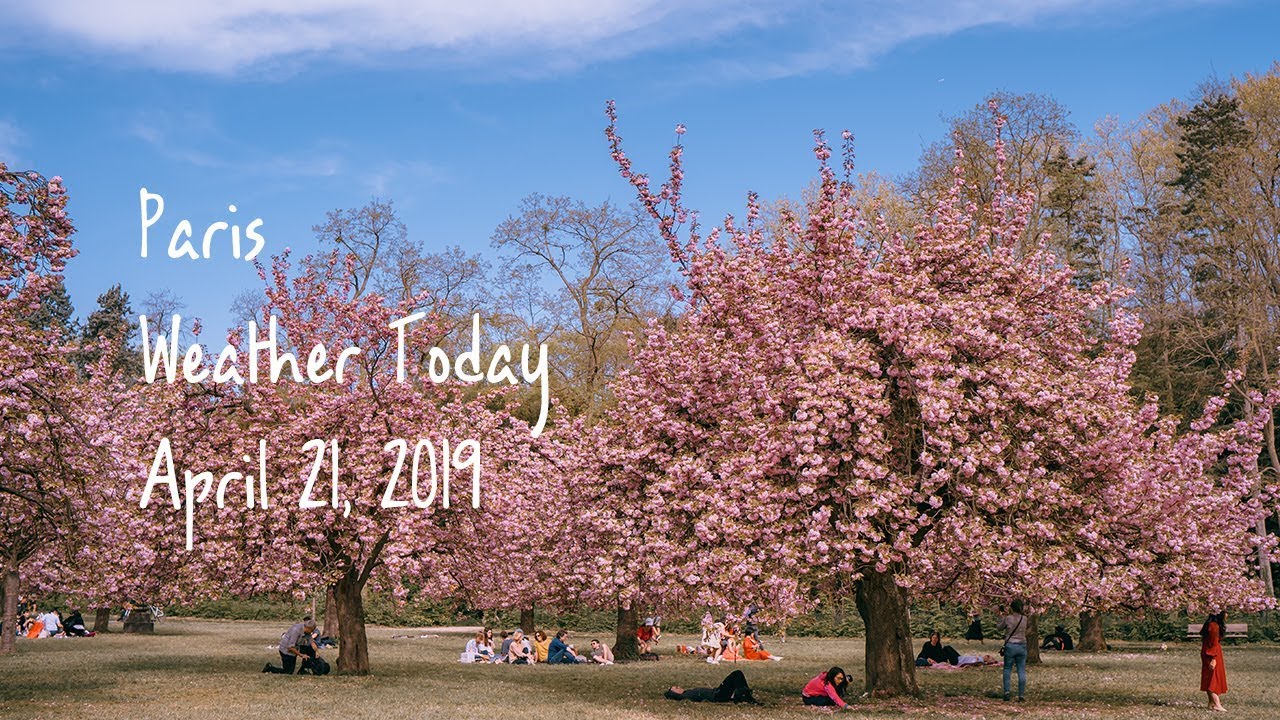 [Paris Weather Today] April 21, 2019 : Eiffel Tower, Parc de Sceaux ...