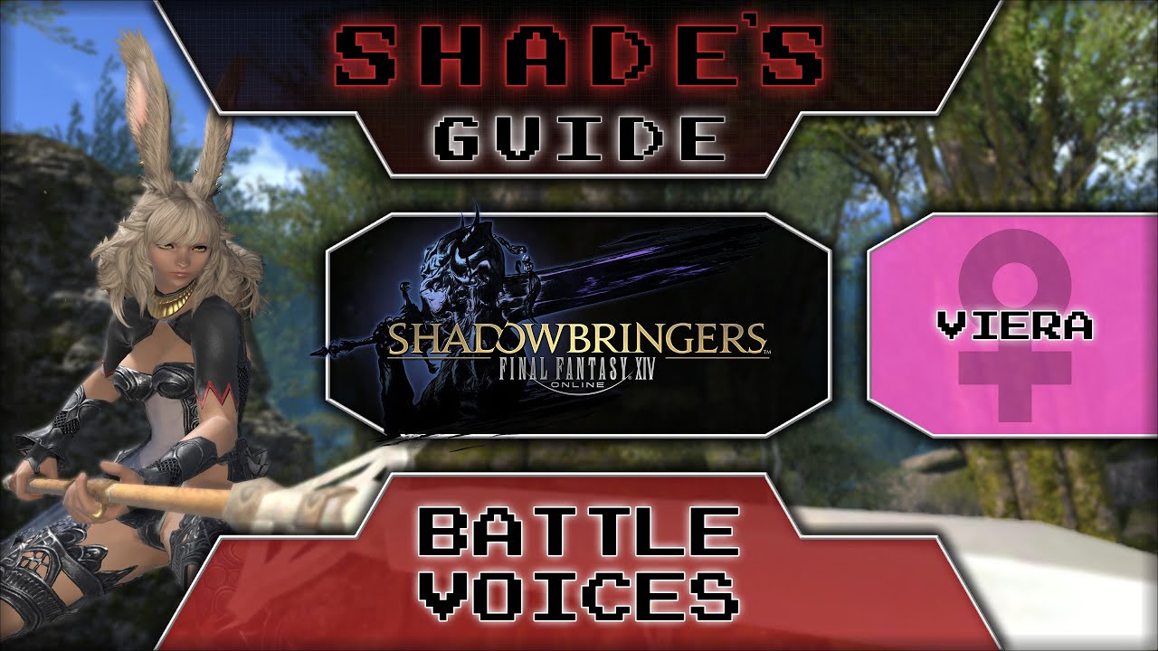 (FFXIV) Battle Voices: Female Viera - YouTube