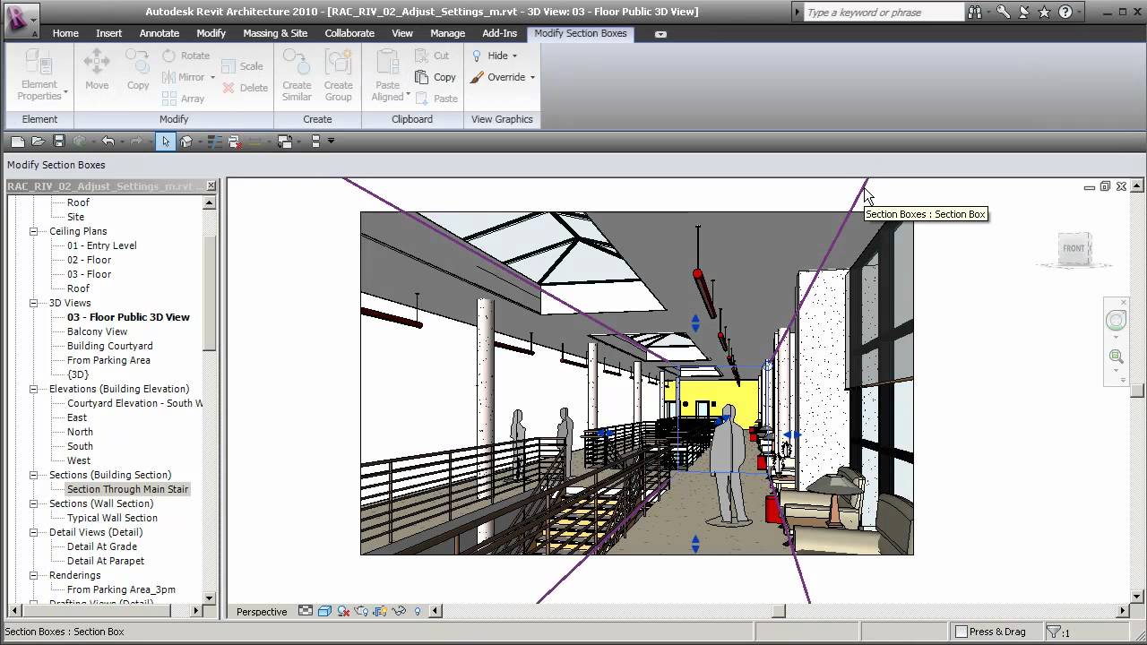 Revit 2010 Training: Part44-Interior Render - YouTube