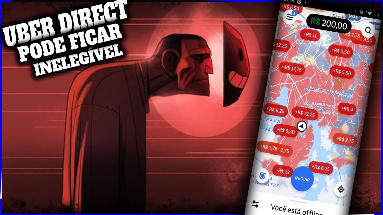 Como o aplicativo da Uber Direct pode te deixar inelegível para trabalhar!#UberDirect # ...