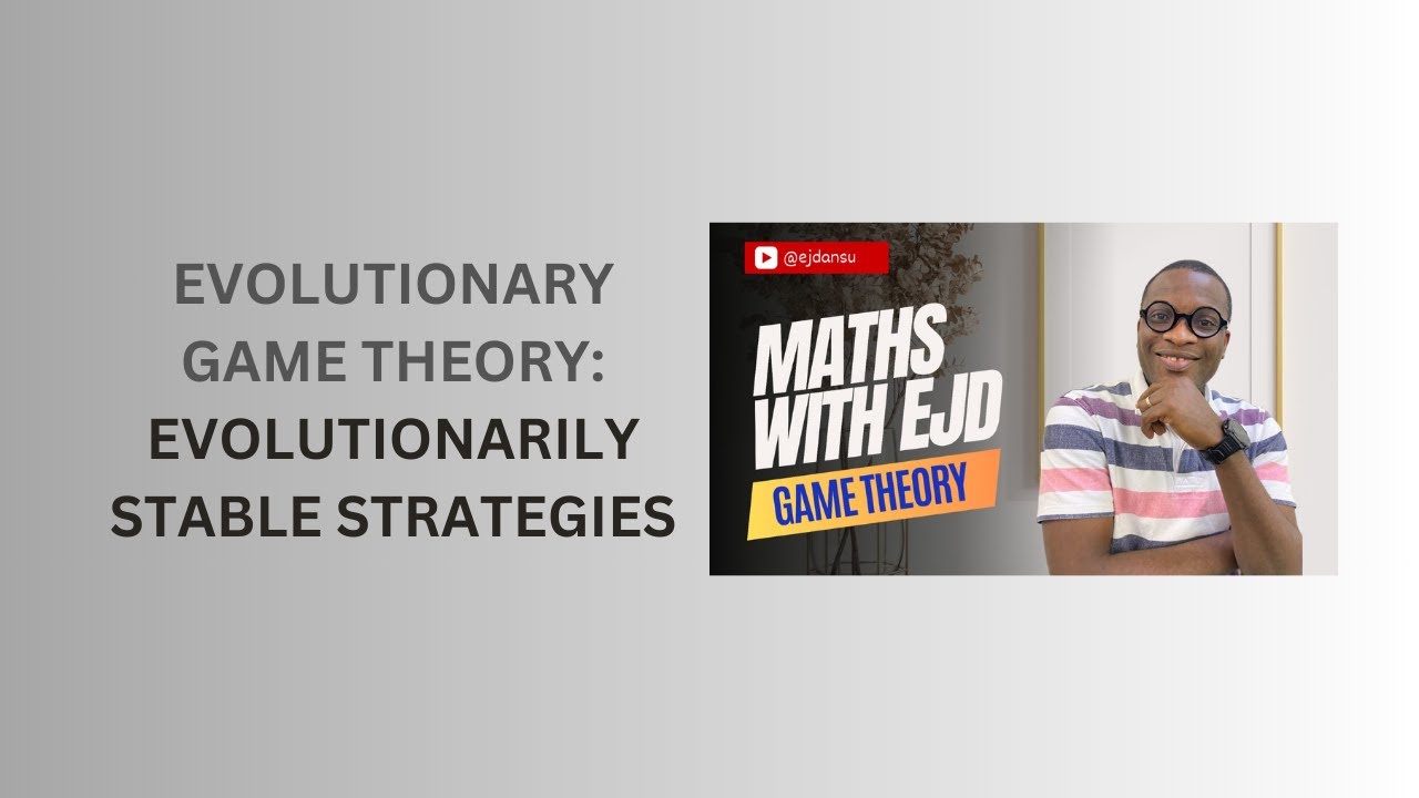 15. Evolutionary Game Theory and Evolutionarily Stable Strategies - YouTube