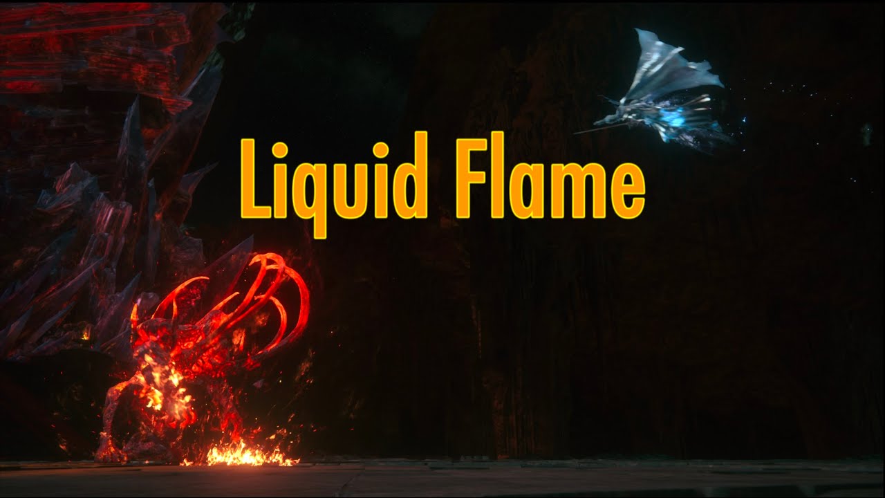 Final Fantasy XVI - Liquid Flame Boss Fight ( No Dmg) - YouTube