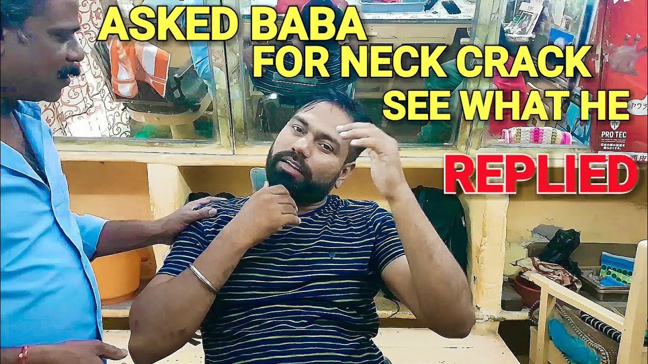 ASMR baba Sen the cosmic barber Head massage with demand for neck ...