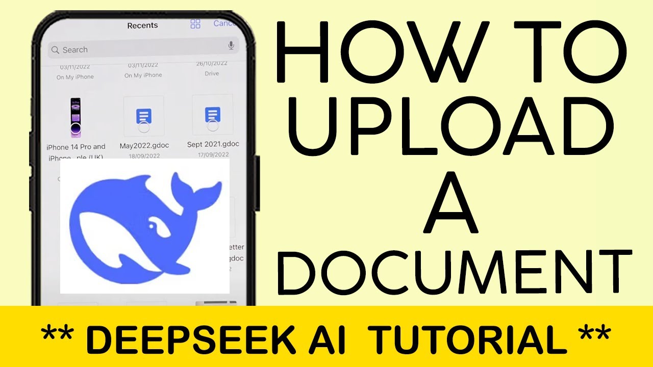 How to Upload Document on DeepSeek AI App 2025 - YouTube