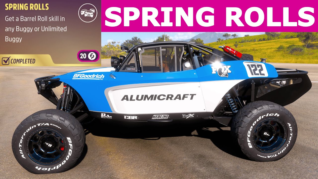 Daily Challenge - SPRING ROLLS | Get a Barrel Roll skill in any Buggy ...
