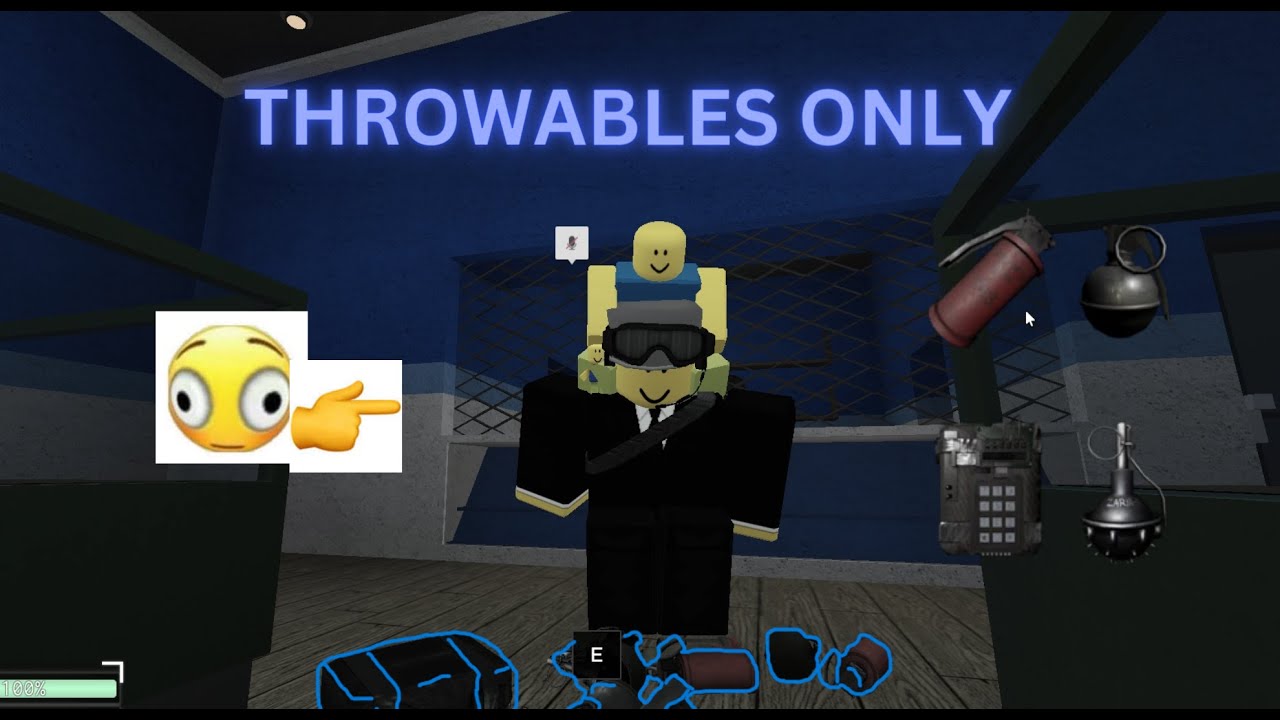 ONLY THROWABLES (ROBLOX CRIMINALITY) - YouTube