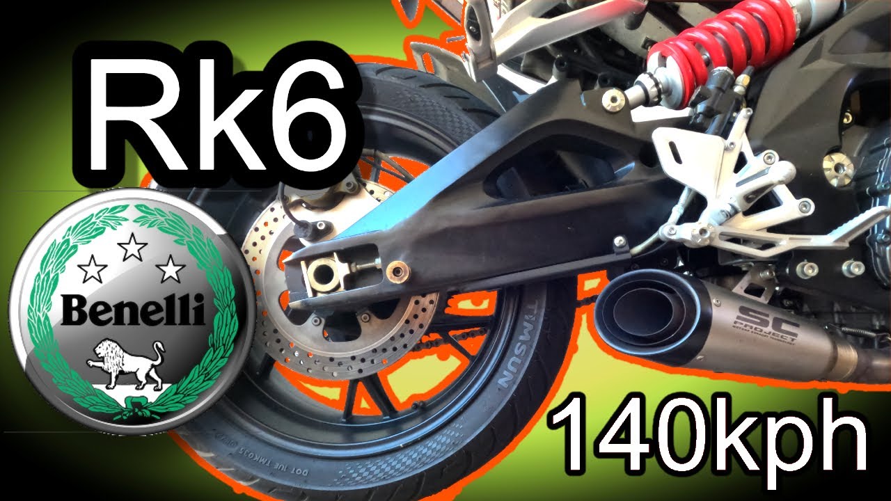 Viajando en la Benelli rk6 a 140kph, tnt600i bn600 bj600 - YouTube