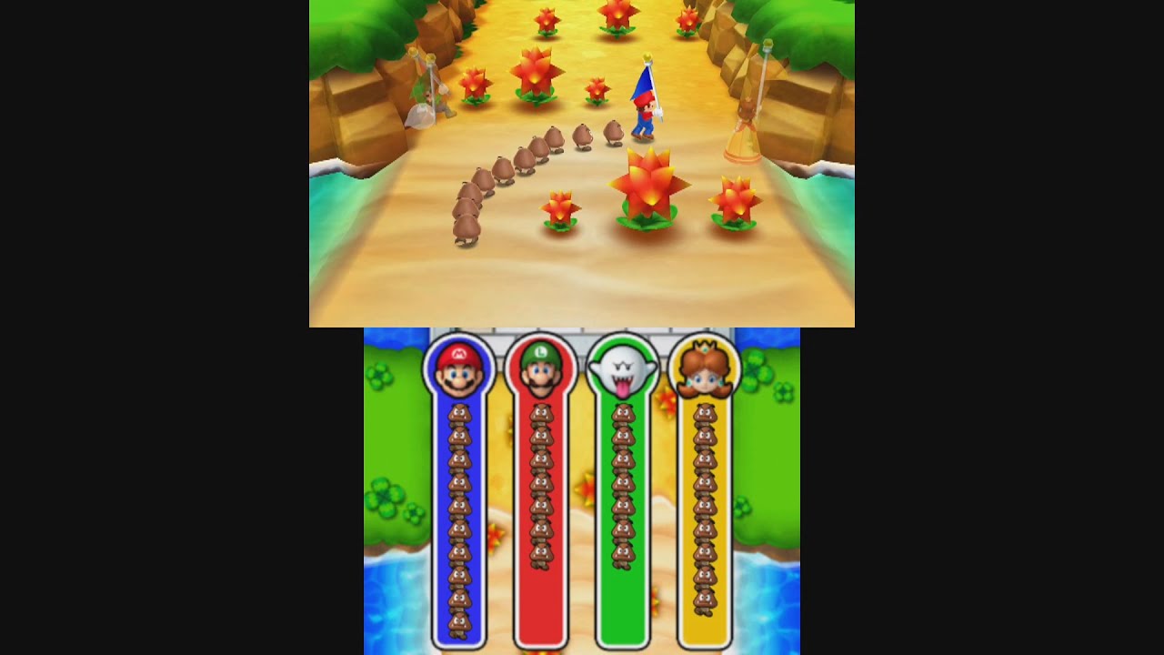 Mario Party: Island Tour - Goomba to Maneuver Minigame (Mario vs Daisy ...
