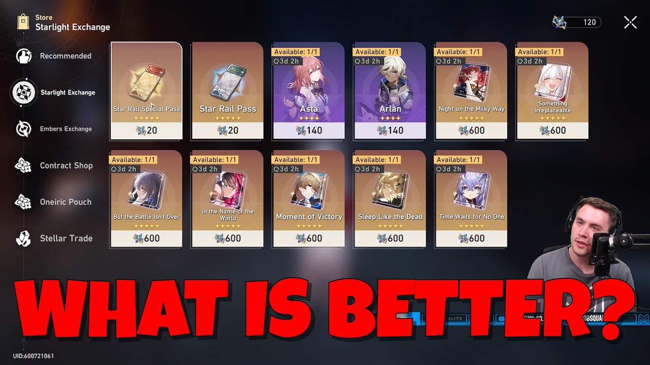 What Should You Be Buying From The Starlight Exchange In Honkai: Star ...