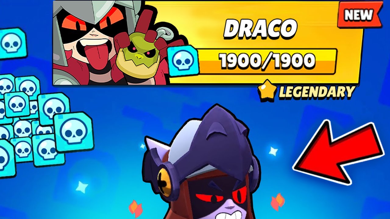 Cursed DRACO is HERE?! Brawl Stars Brawler 2024 - Lucky STARR DROP Opening - YouTube