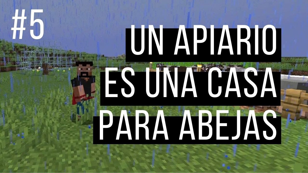 Un apiario es una casa para abejas - Minecraft Serie Survival 1.18 ...