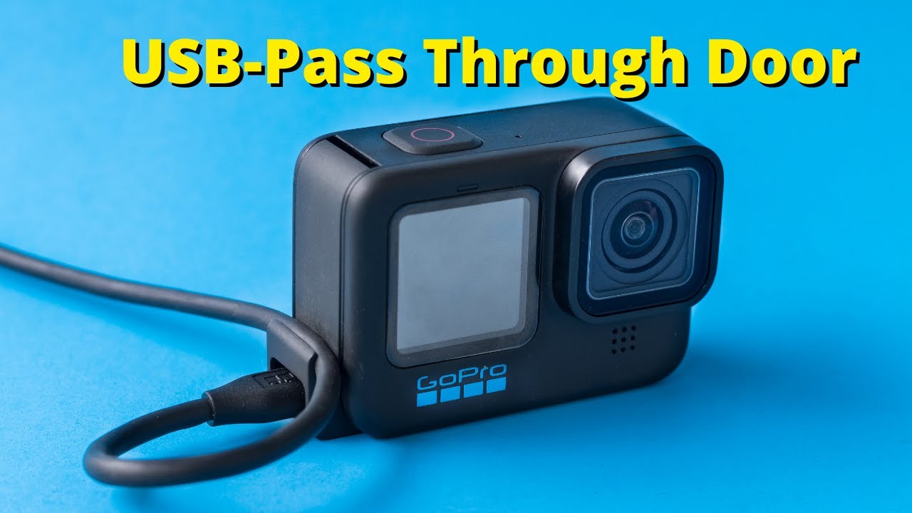 Weatherproof battery door for GoPro 10 or 9 | GoPro USB Pass through ...